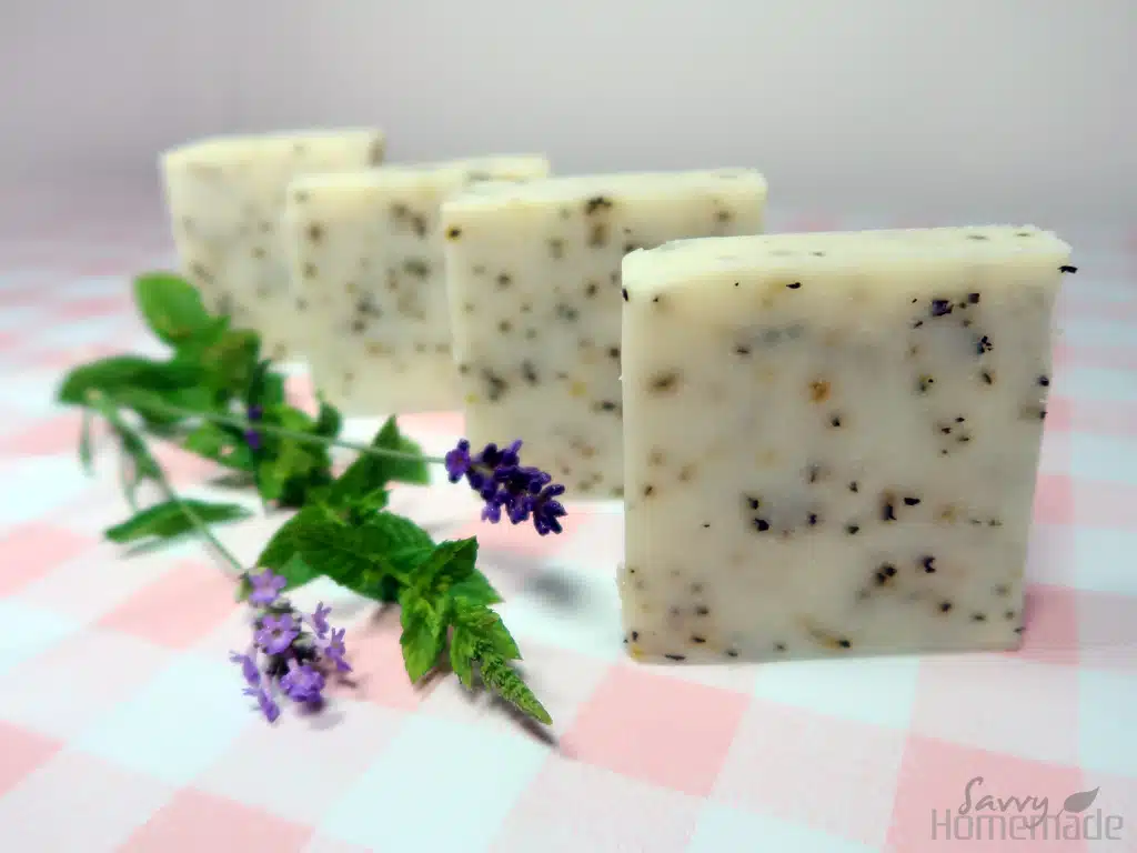 Gorgeous Lavender & Mint Soap Recipe