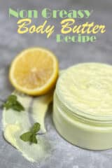 Non-Greasy Body Butter Recipe (Whipped) - Savvy Homemade