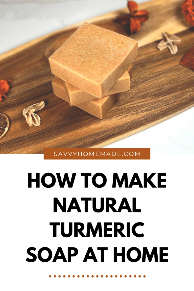 How To Make Turmeric Soap At Home - The Natural Recipe